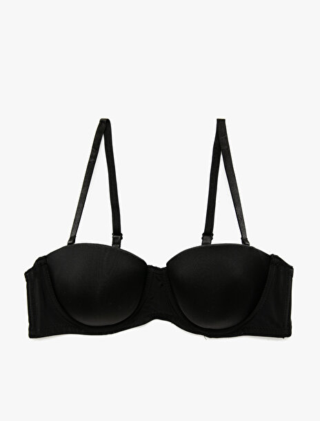 Koton Kadın Basic Strapless Kaplı/Pedli Dolgusuz Balenli Comfort Sütyen Koton Kadın Basic Strapless Kaplı/Pedli Dolgusuz Balenli Comfort Sütyen