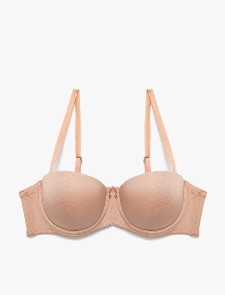 Koton Kadın Kaplı Dolgulu Balenli Push Up Sütyen