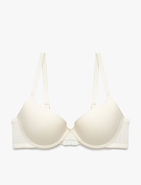 Koton Kadın Kaplı Dolgulu Balenli Push Up Sütyen