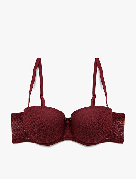 Koton Kadın Kaplı Dolgulu Balenli Push Up Sütyen