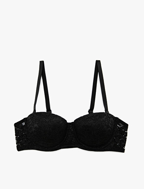 Koton Kadın Kaplı Dolgulu Balenli Push Up Sütyen