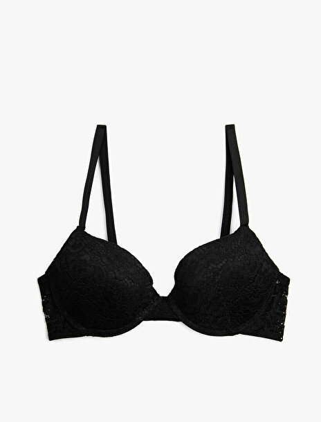 Koton Kadın Kaplı Dolgulu Balenli Push Up Sütyen
