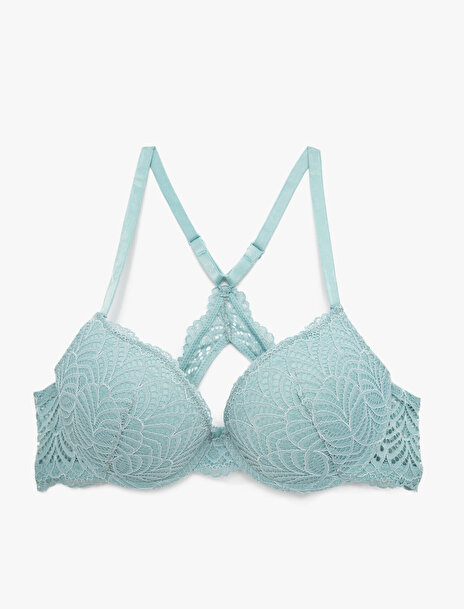 Koton Kadın Kaplı Dolgulu Balenli Push Up Sütyen