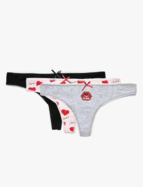 Koton Kadın 3'lü String Külot