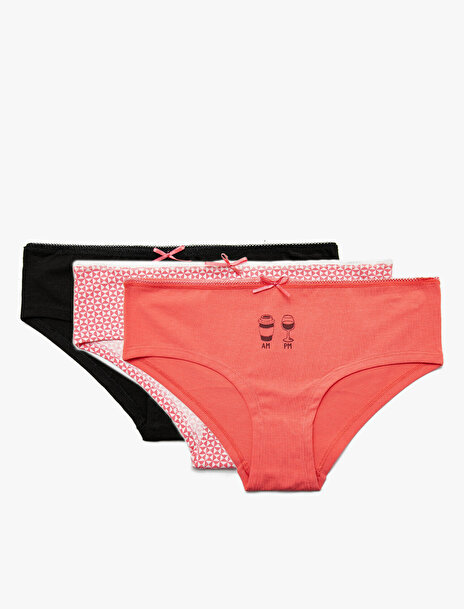 Koton Kadın 3'lü Hipster Külot