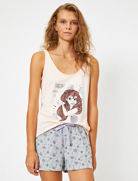 Koton Kadın Pamuklu Disney Lisanslı Baskılı Pijama Seti
