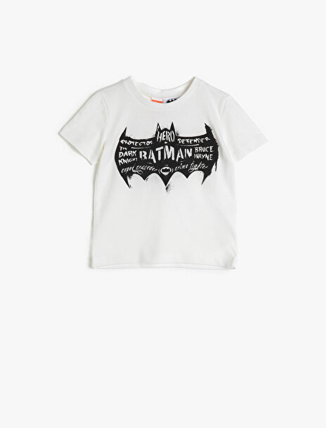 Koton Erkek Çocuk Batman Lisanslı Baskılı Tişört