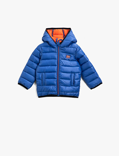 Koton Erkek Çocuk Kapüşonlu Cepli Fermuarlı Şişme Mont Koton Erkek Çocuk Kapüşonlu Cepli Fermuarlı Şişme Mont