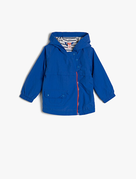 Koton Erkek Çocuk Kapüşonlu Fermuarlı Cepli Mont Koton Erkek Çocuk Kapüşonlu Fermuarlı Cepli Mont