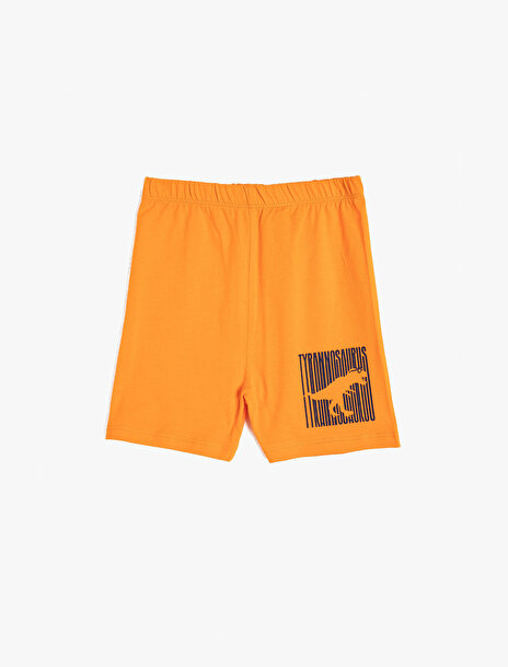 Koton Erkek Çocuk Baskılı Basic Normal Bel Şort