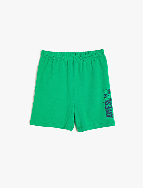 Koton Erkek Çocuk Baskılı Normal Bel Basic Şort