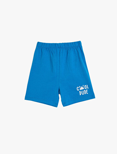 Koton Erkek Çocuk Normal Bel Baskılı Basic Şort Koton Erkek Çocuk Normal Bel Baskılı Basic Şort