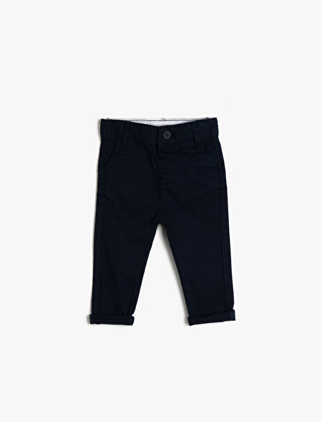 Koton Erkek Çocuk Pamuklu İnce Gabardin Chino Cepli Beli Ayarlanabilir Lastikli Klasik Pantolon Koton Erkek Çocuk Pamuklu İnce Gabardin Chino Cepli Beli Ayarlanabilir Lastikli Klasik Pantolon