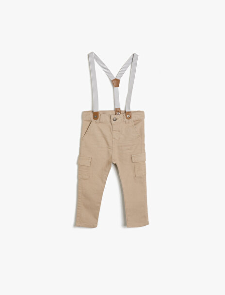 Koton Erkek Çocuk Kemer Detaylı Pantolon Koton Erkek Çocuk Kemer Detaylı Pantolon
