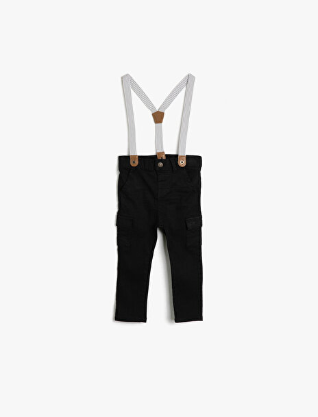 Koton Erkek Çocuk Kemer Detaylı Pantolon Koton Erkek Çocuk Kemer Detaylı Pantolon