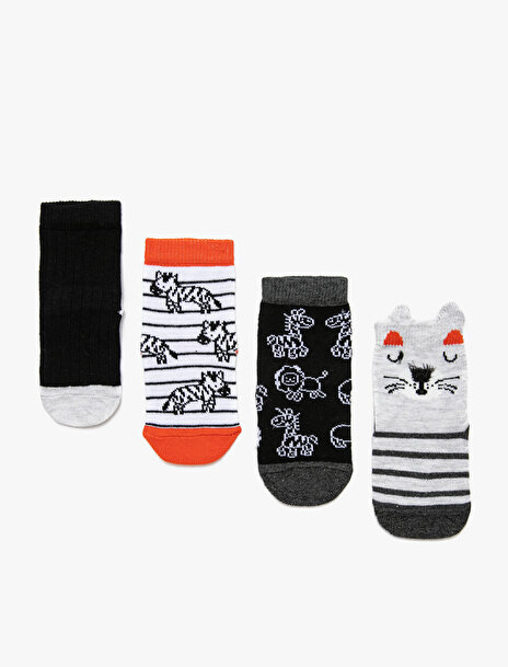 Koton Erkek Çocuk 4'lü Erkek Bebek Çorap