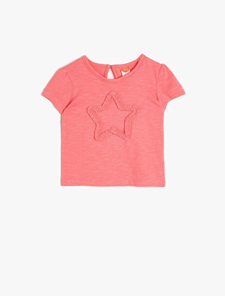Koton Kız Çocuk Yıldız Figürlü T-Shirt