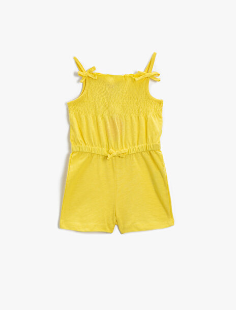 Koton Kız Çocuk Fiyonk Detaylı Tulum