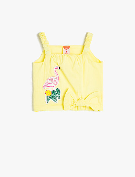 Koton Kız Çocuk İşlemeli Bluz