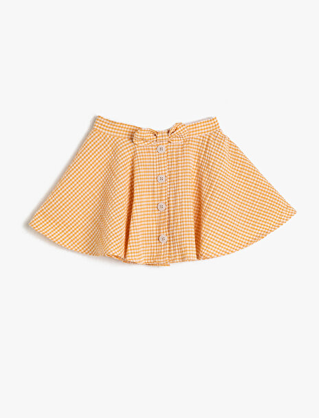 Koton Kız Çocuk Kareli Etek