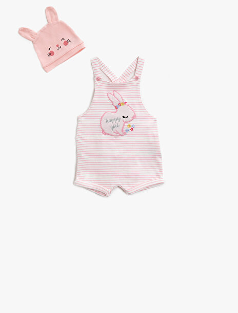 Koton Kız Çocuk İşlemeli Tulum