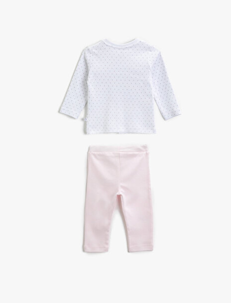 Koton Kız Çocuk Basic Takım Pamuklu Bibaby