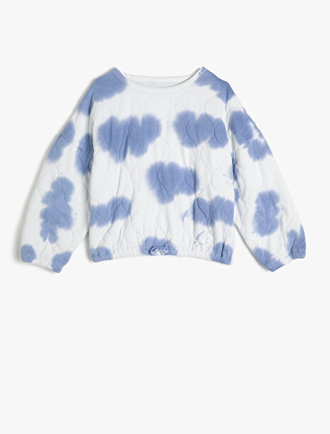 Koton Kız Çocuk Kız Çocuk Kapitoneli Baskılı Sweatshirt