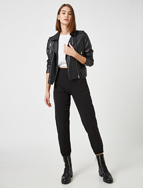 Koton Kadın Yüksek Bel Jogger Pantolon