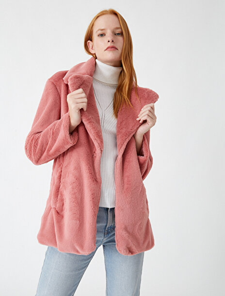 Koton Kadın Oversize Suni Kürk Kaban Koton Kadın Oversize Suni Kürk Kaban