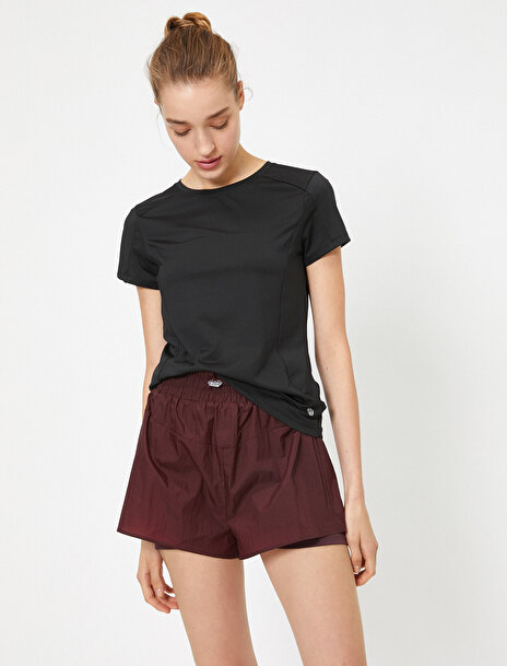 Koton Kadın Kısa Kollu Bisiklet Yaka Basic Tişört Koton Kadın Kısa Kollu Bisiklet Yaka Basic Tişört