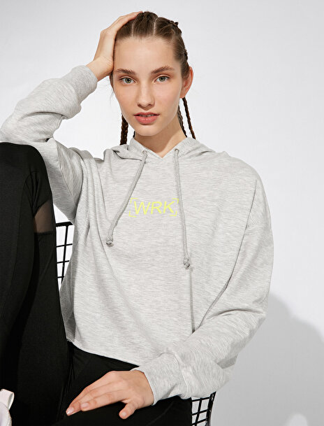 Koton Kadın Kapüşonlu Basic Sweatshirt