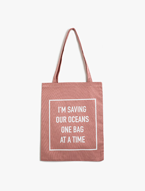 Koton Kadın Respect Life - Yasama Saygi - Organik Pamuk Yazılı Baskılı Bez Çanta Koton Kadın Respect Life - Yasama Saygi - Organik Pamuk Yazılı Baskılı Bez Çanta