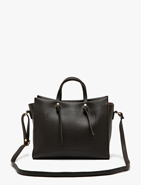 Koton Kadın Deri Görünümlü Tote Çanta