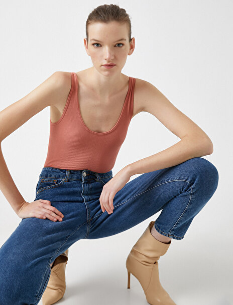 Koton Kadın U Yaka Tank Top