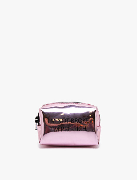 Koton Kadın Parlak Yazılı Baskılı Cüzdan