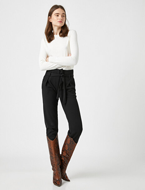 Koton Kadın Kemerli Pantolon