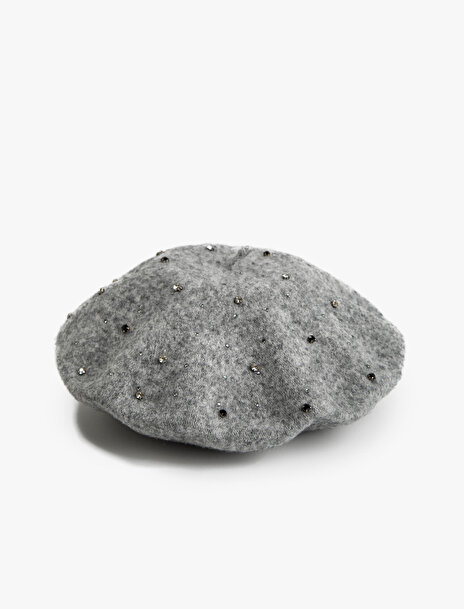 Koton Kadın Boncuklu Bere Örme