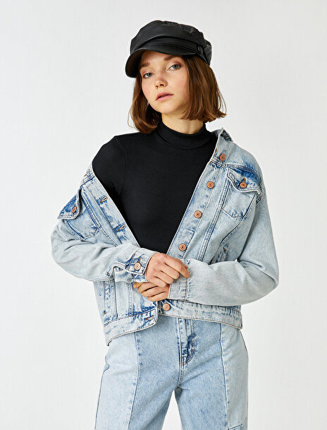 Koton Kadın Suni Deri Kasket Şapka