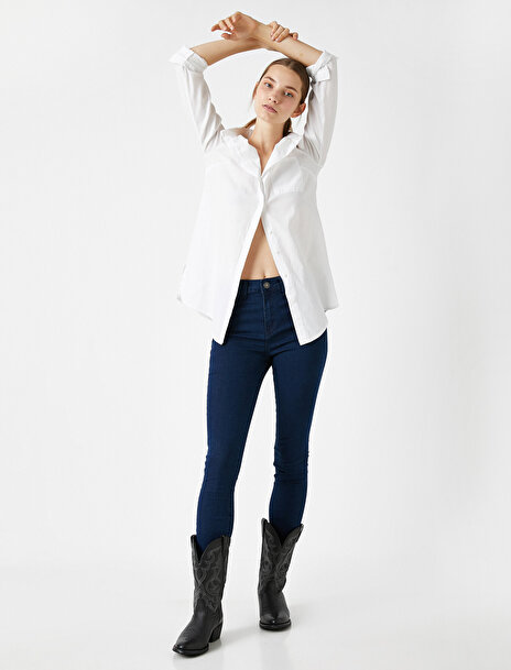 Koton Kadın Yüksek Bel Skinny Carmen Jean Koton Kadın Yüksek Bel Skinny Carmen Jean