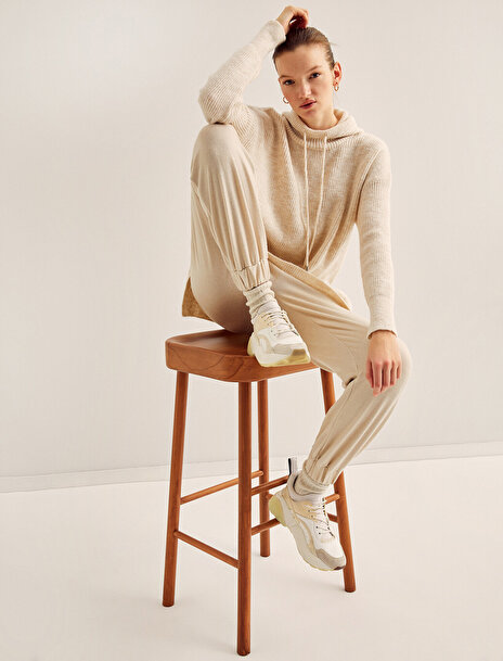 Koton Kadın Beli Bağlamalı Jogger Pantolon