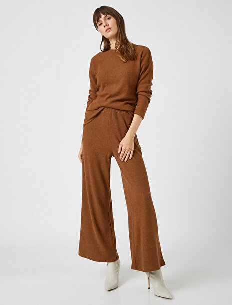 Koton Kadın Geniş Paça Relax Pantolon Koton Kadın Geniş Paça Relax Pantolon