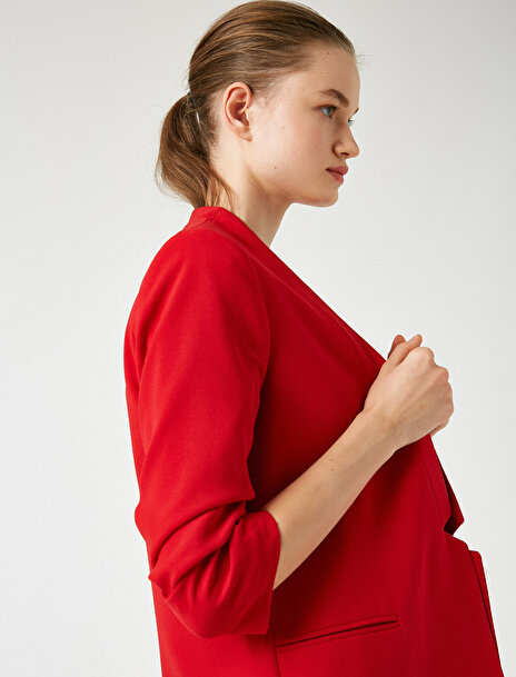 Koton Kadın 3/4 Kollu Blazer Ceket