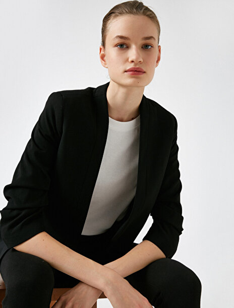 Koton Kadın 3/4 Kollu Blazer Ceket
