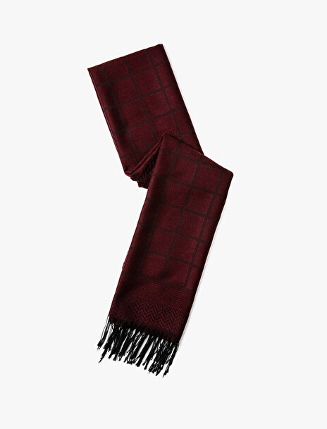 Koton Kadın Püsküllü Desenli Atkı