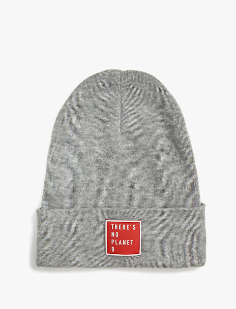 Koton Kadın Respect Life - Yaşama Saygı - Slogan Baskılı Bere