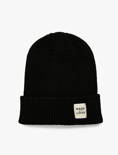 Koton Kadın Slogan Detaylı Bere