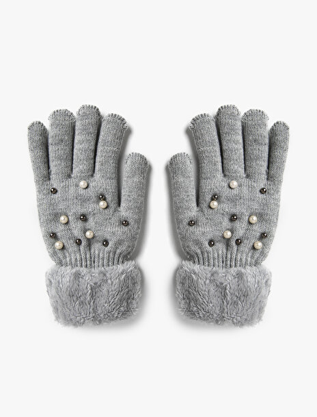 Koton Kadın İnci Detaylı Eldiven