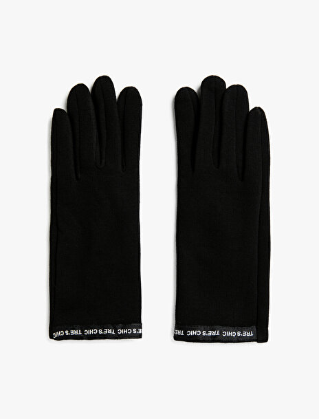 Koton Kadın Yazılı Baskılı Eldiven