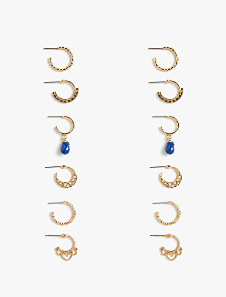 Koton Kadın Çoklu Halka Küpe Seti