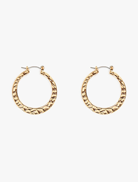 Koton Kadın Gümüş Metal Halka Küpe